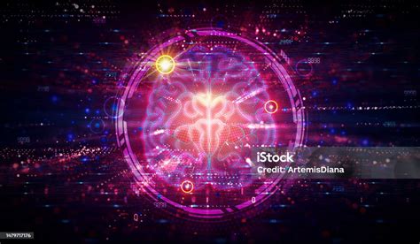 Braincomputer Interface Conceptual Illustration Stock Illustration Download Image Now Brain