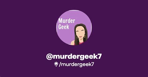Murdergeek7 S Link In Bio Instagram And Socials Linktree