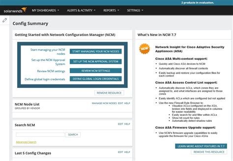 Review Of Solarwinds Network Configuration Manager Version 77