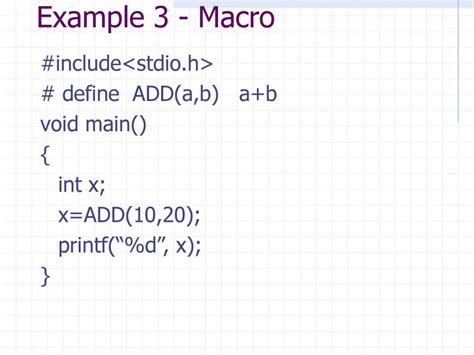 Preprocessors In C PowerPoint Slides LearnPick India