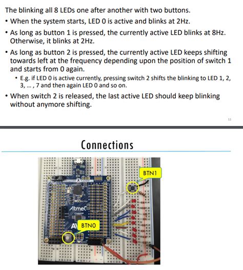 The Blinking All 8 LEDs One After Another With Two Chegg Com
