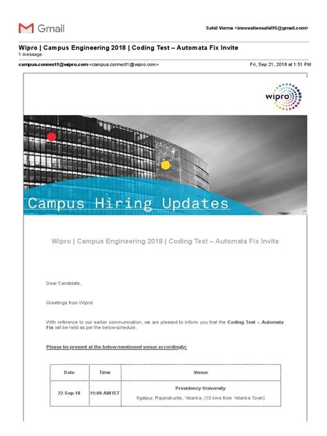 Wipro Coding Test Automata Fix Invite Pdf Pdf Computer Virus