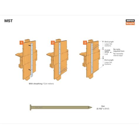 Simpson Strong Tie 37 12 In 12 Gauge Galvanized Steel Foundation