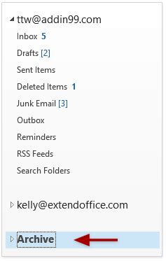 How To Search Archive Folders In Outlook