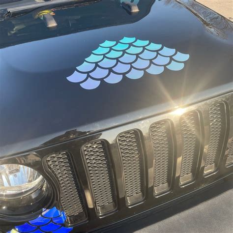 Holographic Seashell Car Decals Mirror Notebook Laptop Decor Hard