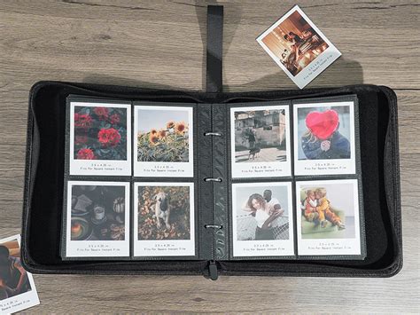 Goldbarley 240 Pockets Large Polaroid Photo Album Book For