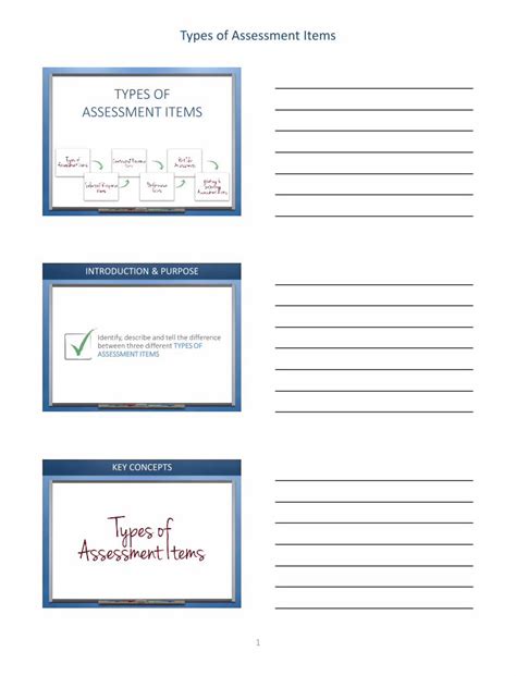 Pdf Types Of Assessment Items Us Department Of Complete Sentences