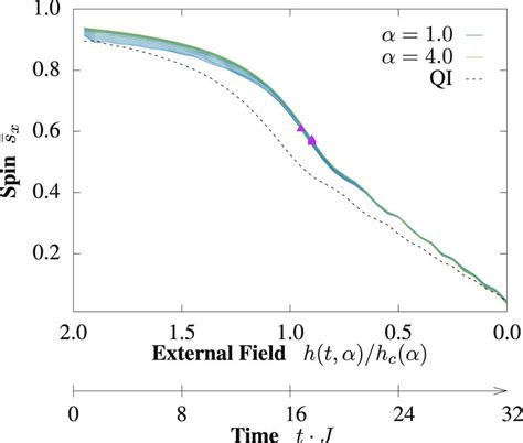 Quench Of The Long Range Quantum Ising Model The Mean Local Download Scientific Diagram