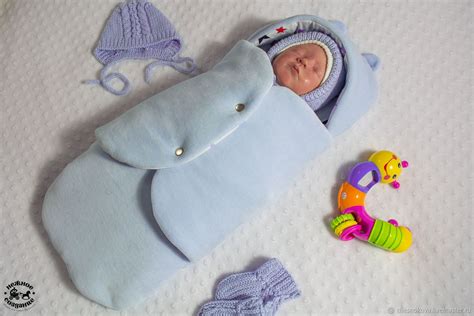 Конверт кокон для новорожденного в интернет магазине на Ярмарке Мастеров Кокон гнездо