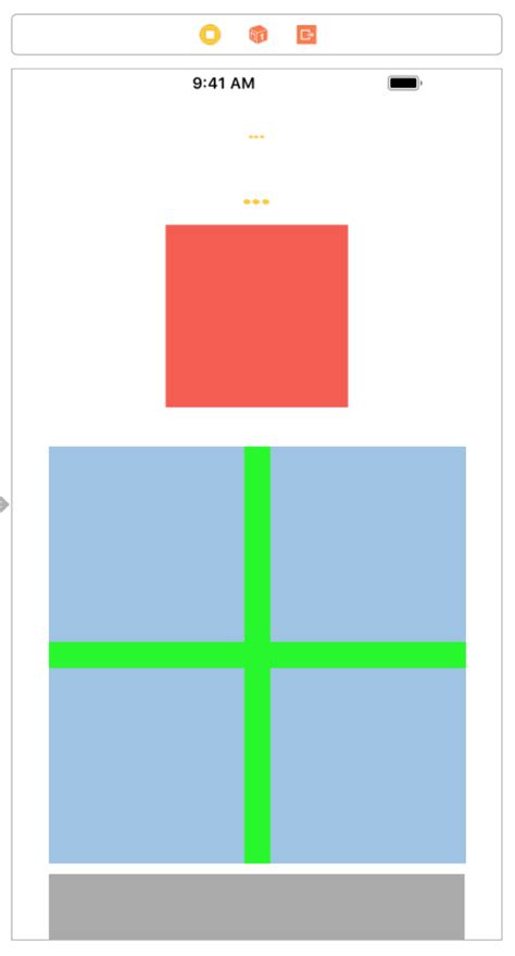 Ios Square Positioning Auto Layout Stack Overflow