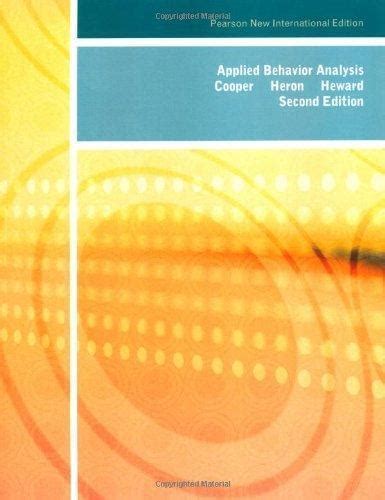 Applied Behavior Analysis 2nd Edition Controses Store