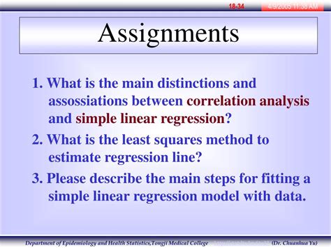 Ppt Principles Of Biostatistics Chapter 18 Simple Linear Regression Powerpoint Presentation