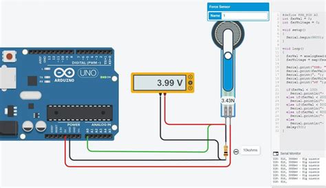 Force Sensitive Resistor And Arduino Fsr402 Wiring And Code