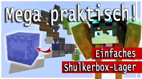 Shulkerbox Lager 120 Shulkerbox Spender Minecraft Tutorial Youtube