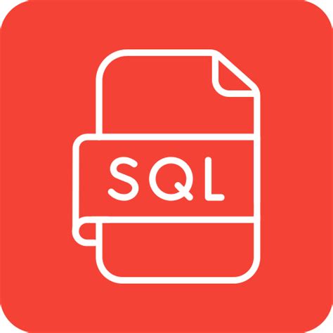Sql File Generic Color Fill Icon