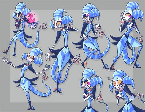 More Of My Jester Demon Oc Mimicry Oc Rhelluvaboss