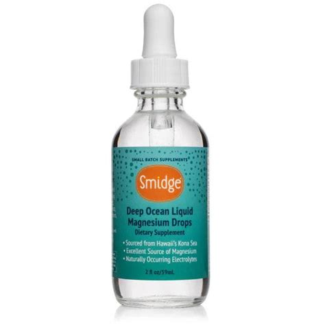 Smidge Deep Ocean Liquid Magnesium Drops 59ml Kimikim Organics