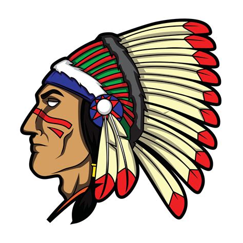 Apache Head Illustration 14704317 Vector Art At Vecteezy