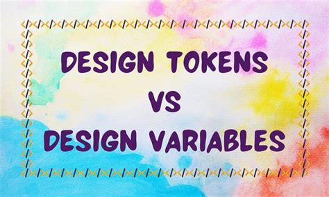 difference between design tokens and design variables in css r frontend