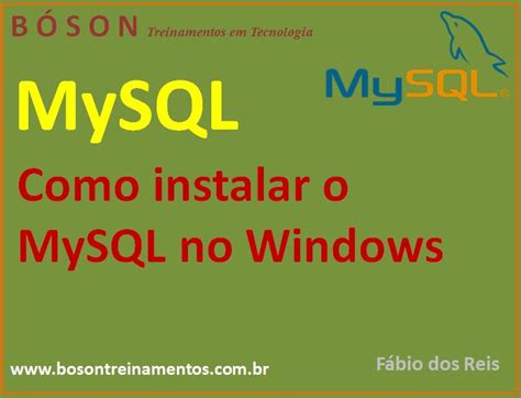 Curso de MySQL Instalação no Windows