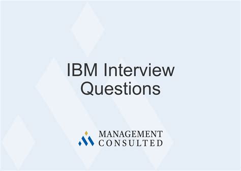 IBM Interview Questions Resume Cover Letter Interview Resources