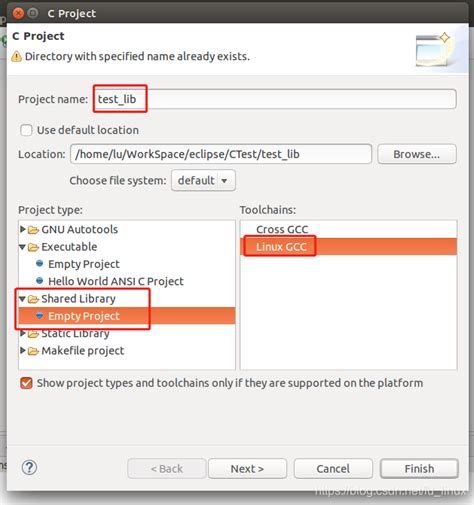 Linux上使用eclipse Cc创建动态库和调用动态库linux Eclipse 将现有的类制作动态库 Csdn博客