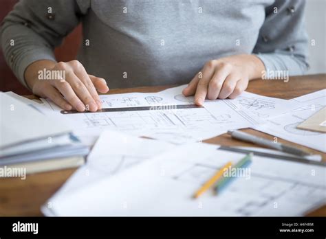 Architect Ruler Hi Res Stock Photography And Images Alamy