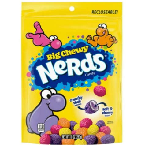 Nerds Big Chewy Mixed Fruit Flavored Candy 10 Oz Bag Dfc Wholesale
