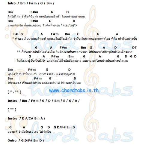 รักใครไม่เป็นคอร์ด คอร์ด รักใครไม่เป็น อัสนี วสันต์