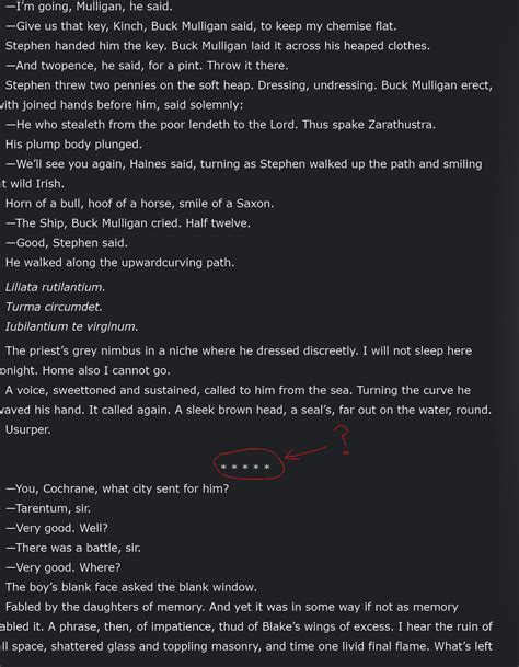 What Do You Call This String Of Asterisks In A Novel Renglishlearning