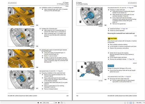 Claas MAN Engine D V Tier LE LE Repair Manual