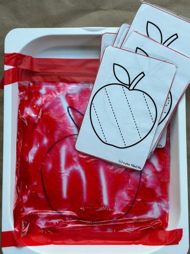 Apple Tracing Cards A Play Filled Life