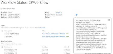 Sharepoint Served Sharepoint 2013 Workflow Error Specified Value Is