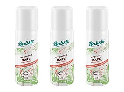 3 Pack Batiste Dry Shampoo Bare Mini Travel Size 1 6 Oz