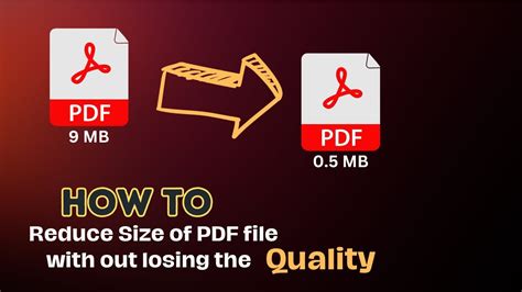 Stop Losing Quality Shrink PDF File Size In Adobe Acrobat Reader DC Pdf YouTube