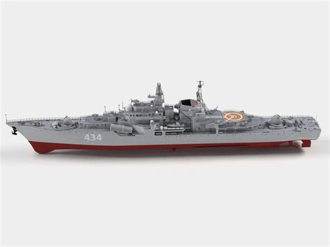 Admiral Ushakov Sovremenny Class Destroyer D Model By Pxfpxd