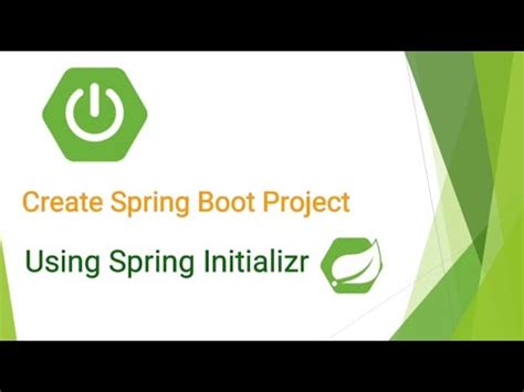 How To Create A Spring Boot Project Using Spring Initializr Spring Boot Tutorial YouTube