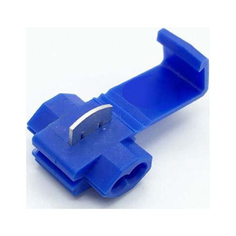 Blue Splice Terminals Electrical Cable Common Block Crimp For Awg 14