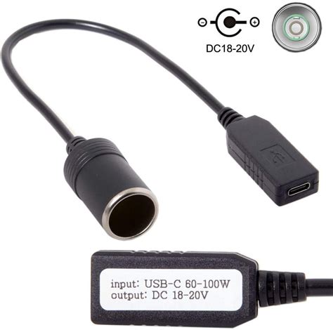 Cablecc Usb 3 1 Type C Usb C To Plug Receptacle Charger Cable 20v 100w