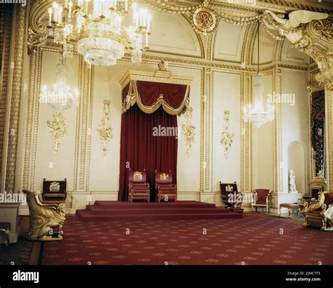 Circa 1965 London England United Kingdom The Throne Room In