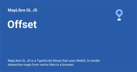 Offset Maplibre Gl Js