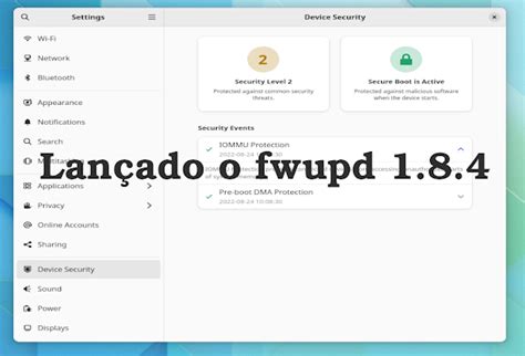 Lançado O Fwupd 184