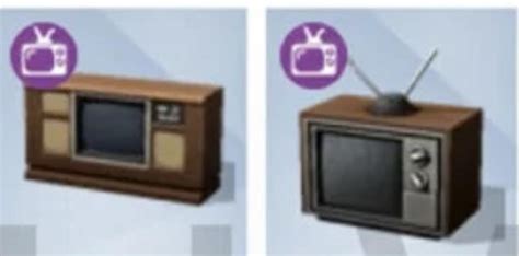 These New Tvs From The Basement Kit Are Giving Me Life R Sims4