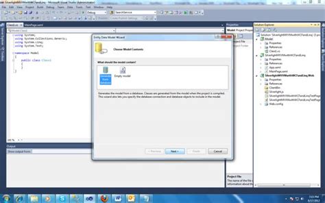 Silverlight Application With Mvvm Wcf And Entity Framework