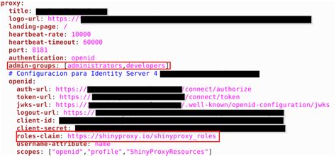 shinyproxy group based authorization problem with openid autentication
