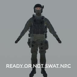 Ready Or Not Swat Npc Thunderstore The Boneworks Mod Database