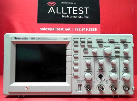 Tds224 Tektronix Digital Oscilloscope 100mhz 4ch 1gsa S Alltest Instruments