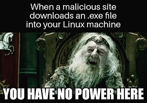 Funny Windows Virus Under Linux DevRant