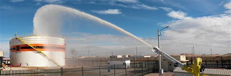 Fire Truck Foam Monitor Test Sanco Spa