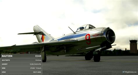 Aerosoar Mig 15 Ddr First Red 9 のために Microsoft Flight Simulator Msfs Aerosoar Mig 15 Ddr First Red 9 のために Microsoft Flight Simulator Msfs